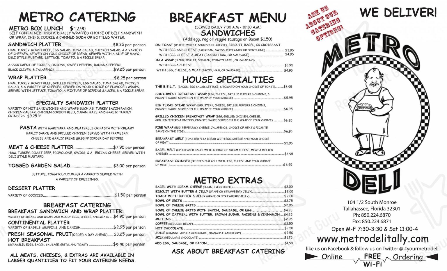 Metro Deli - Tallahassee Times