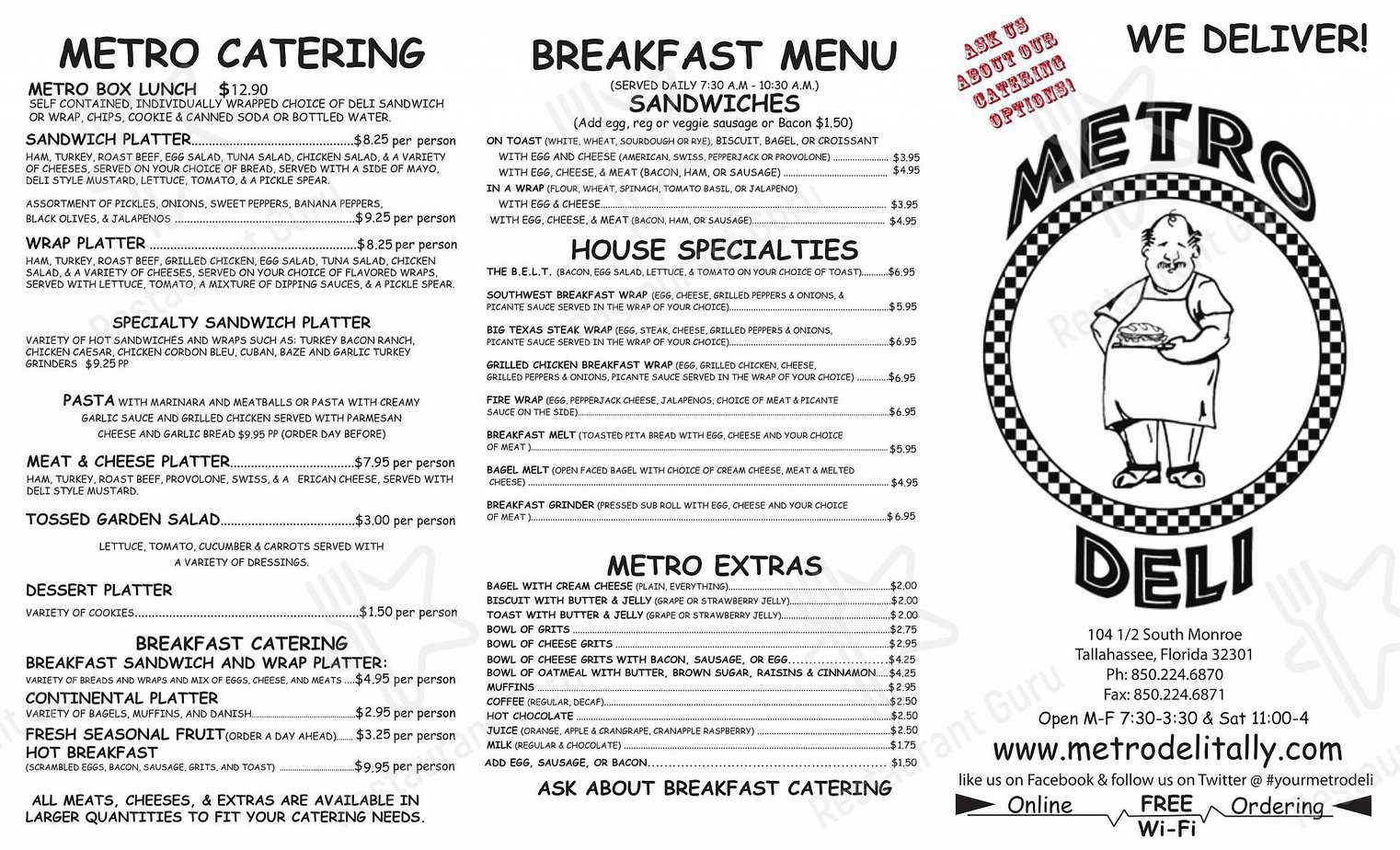 Metro Deli - Tallahassee Times